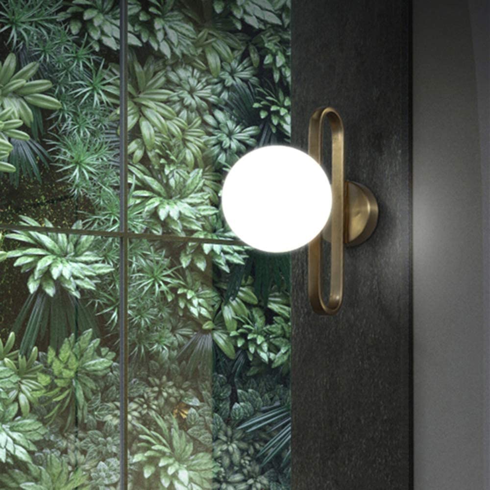 Modern Glass Ball Wall Lamp | Retro Particle Design | Bedside Table ...