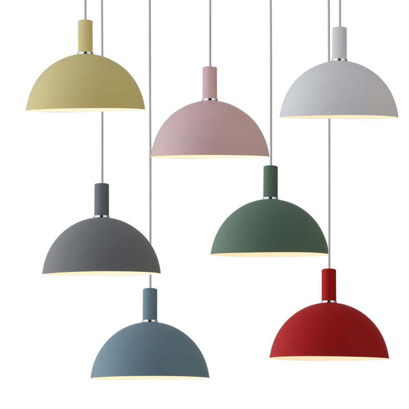 Minimalist Round Hanging Lamp | Ceiling Chandelier | Macaroon Hanging Lamps