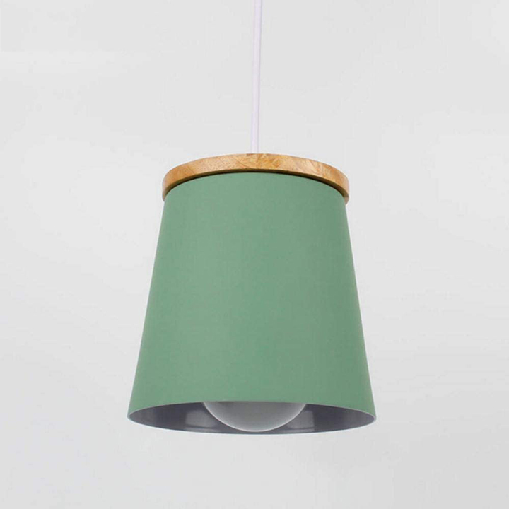 Minimalist Wood Drop Down Ceiling Lamp | Wood Base Ceiling Lights ...